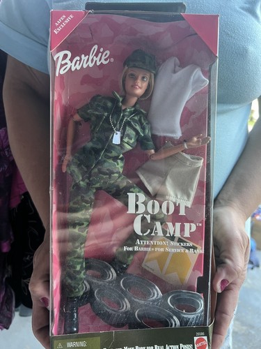 BOOT CAMP BARBIE DOLL, AA, AAFES EX. 26587, ORIGINAL 1999, NEW ...