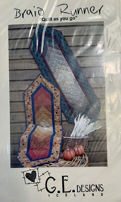 Braid Table Runner Quilt Pattern by G. E. Designs | eBay