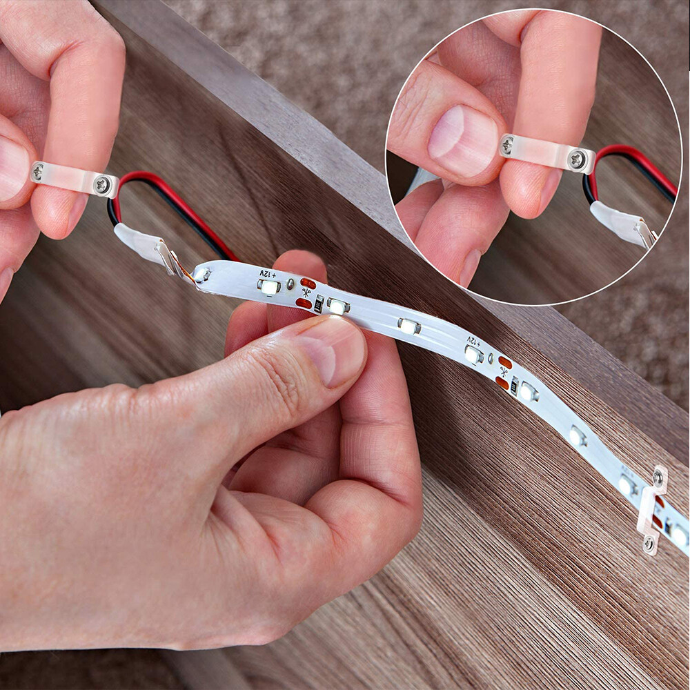 Up To 100X WATERPROOF LED STRIP LIGHT MOUNTING CLIPS CLAMPS 5050 5630 ...