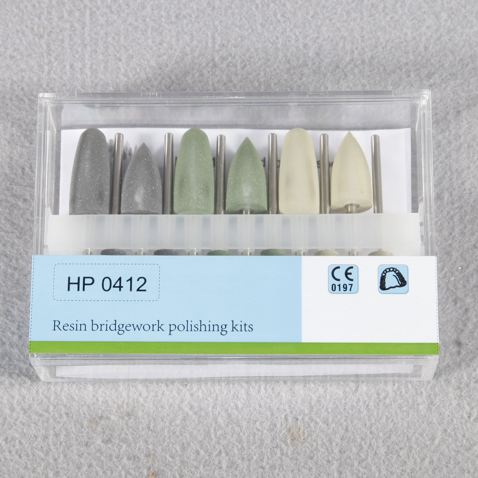 Sale Lab Polishing Burs Kits HP 2.35mm for Straight Low Speed Handpiece ...