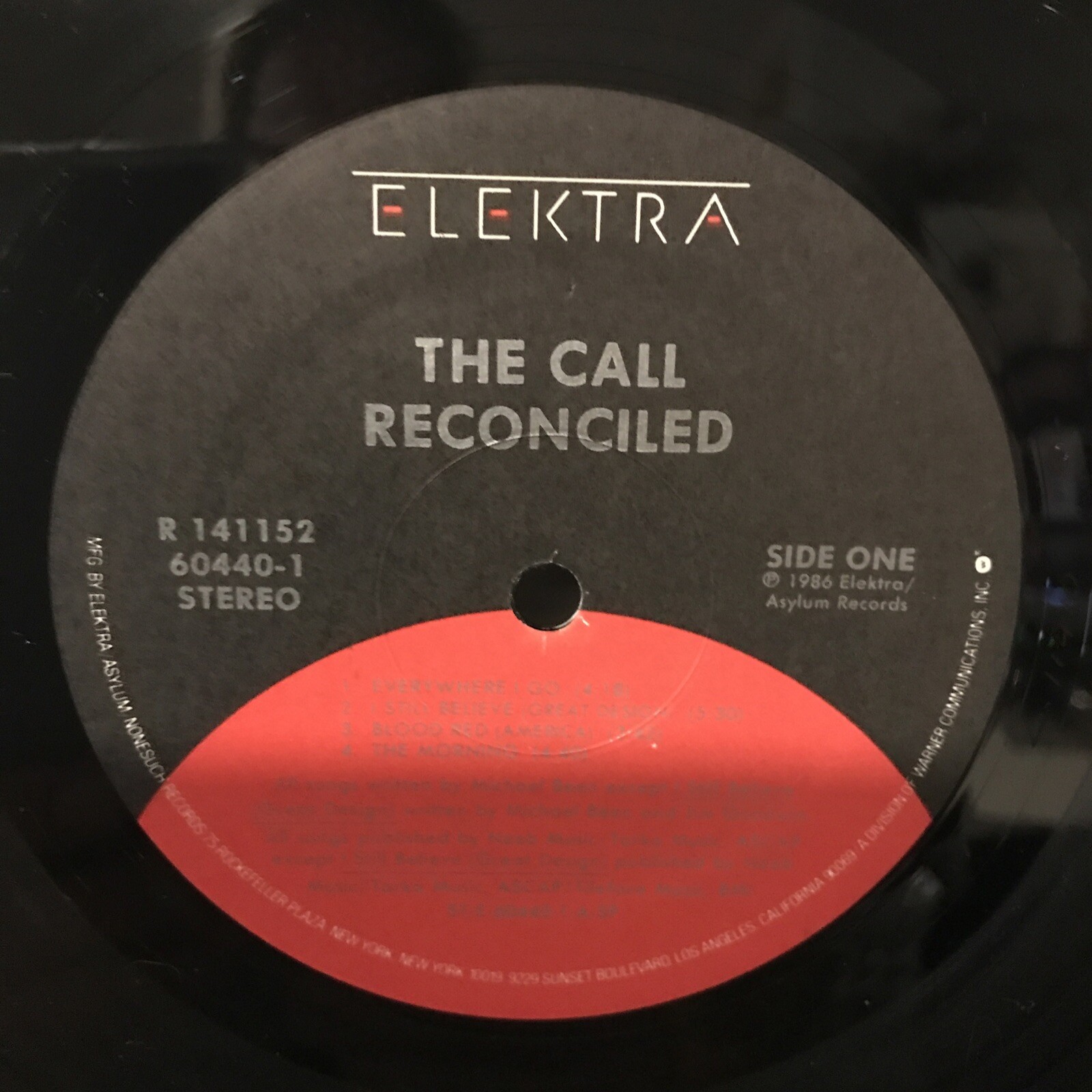 The Call - Reconciled ‎LP 1986 Elektra 9 60440-1 EX/EX | eBay