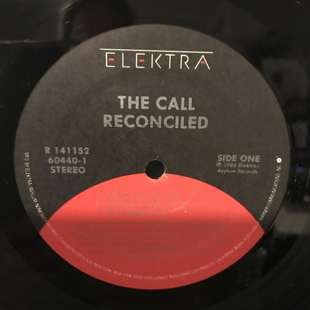 Reconciled by The Call Wave RARE LP / (Vinyl LP 1986 Elektra for sale ...
