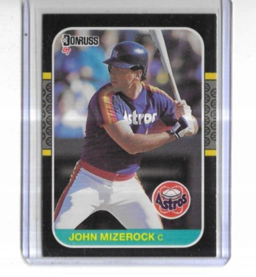 1987 Donruss #653 John Mizerock Houston Astros | eBay