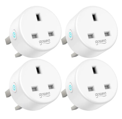 Gosund 4 Pack Wifi Smart Plug 13A WiFi Socket Plug works with Amazon ...