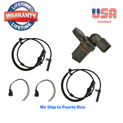 3 ABS Wheel Speed Sensor F R&L pigtail & Differential Fit:F150 MARK LT ...