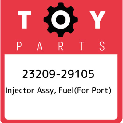 23209-29105 Toyota Injector assy, fuel(for port) 2320929105, New ...