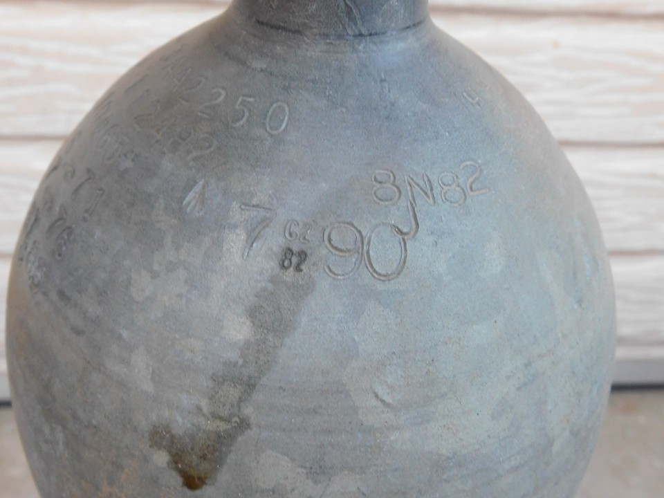 Vintage Healthways Steel Scuba Tank / Cylinder w/ Valve and Boot | eBay