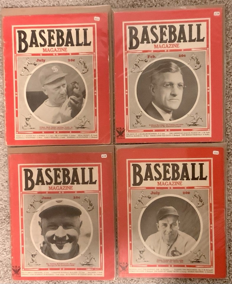 10 Vintage Baseball Magazines 1933-1936, (3) World Series Issues | eBay