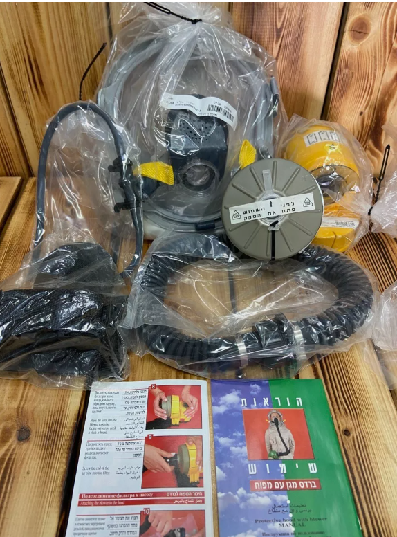 PAPR Respirator Hood for Bearded Men NATO 40mm Supergum Professional ...