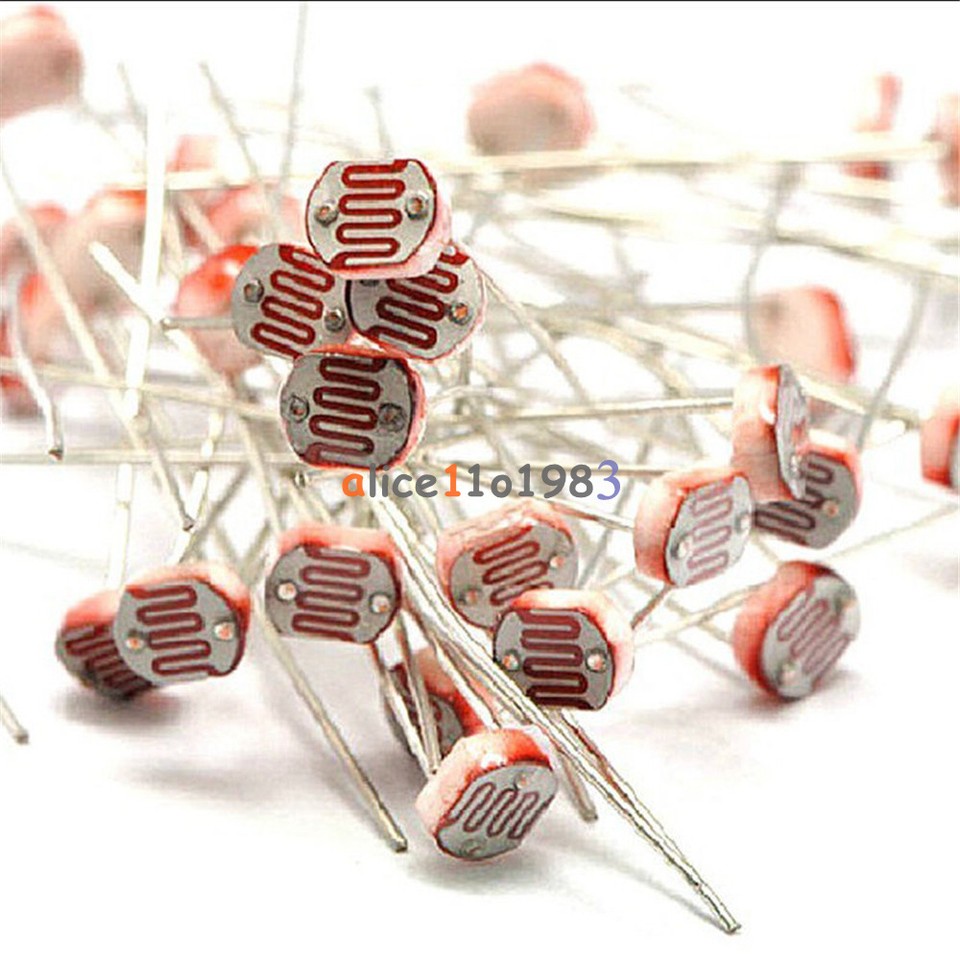 100PCS Photo Light Sensitive Resistor Photoresistor Optoresistor 5mm ...