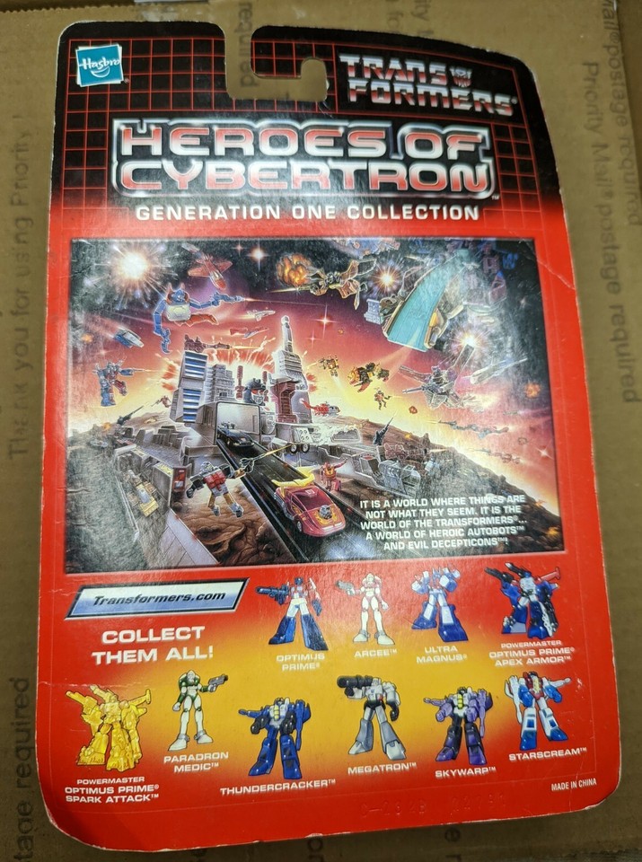 Transformers Heroes of Cybertron Paradron Medic figure 2001 Hasbro ...