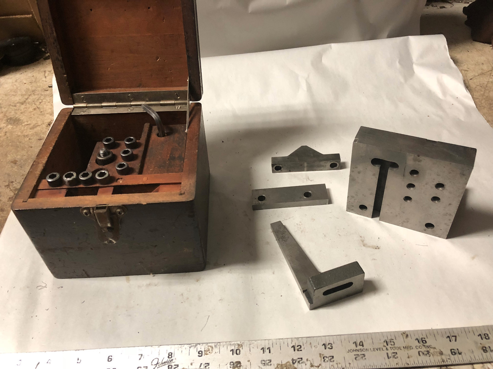 MACHINIST TOOL LATHE MILL Precision Lassy Ground Angle V Block Set in ...