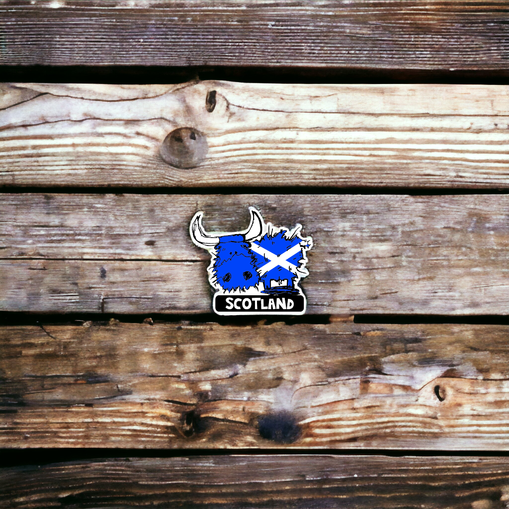 Scottish Car Bumper Window Sticker, Saltire Car Sticker, Sheep Sticker ...