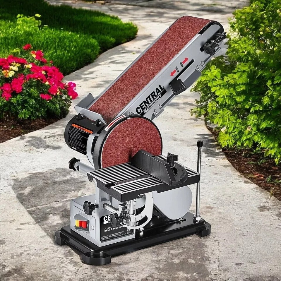 4" x 36" Belt and 6" Disc Sander Machine Combination Sander Tool | eBay