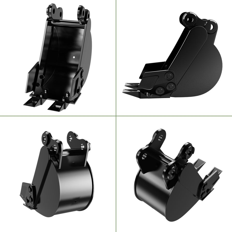 Attachment 200mm Narrow Trenching Bucket For Mini Excavators Digger US ...