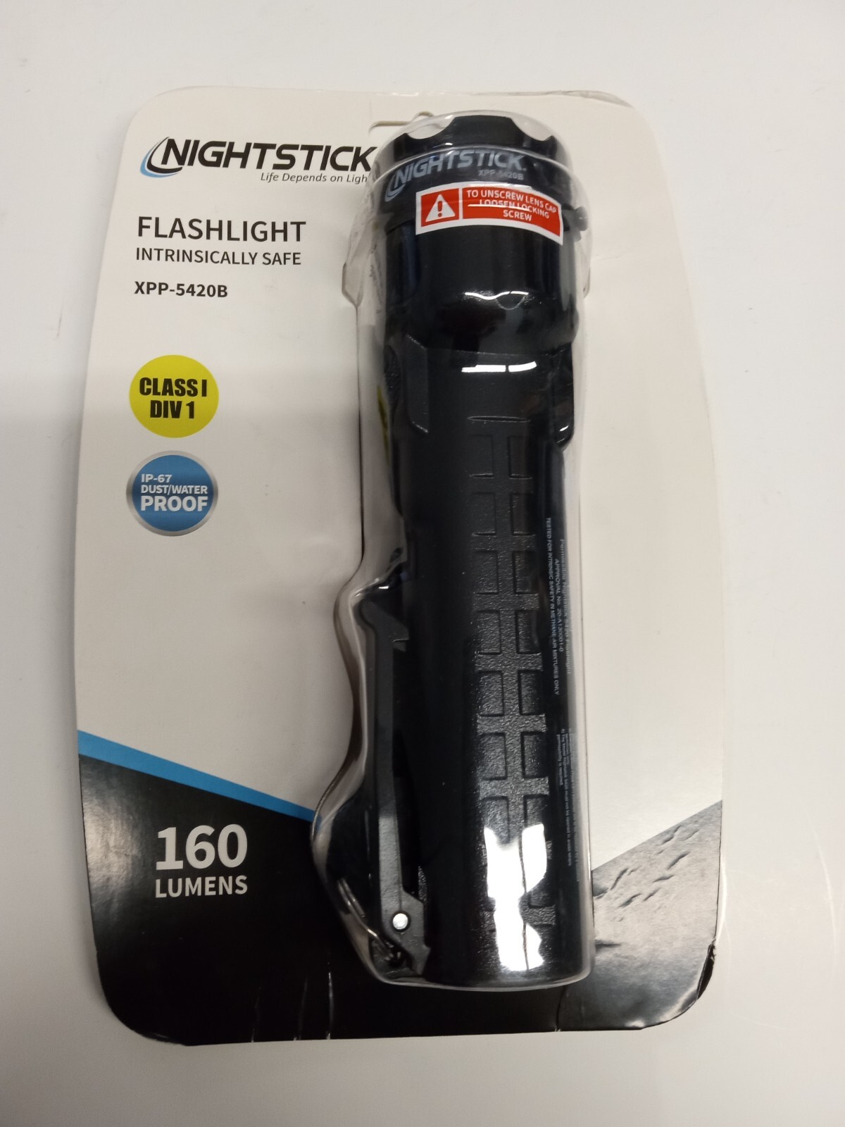 NIGHTSTICK XPP-5420B LED FLASHLIGHT BLACK, 140 LUMENS, INTRINSICALLY ...