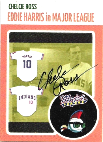 Chelcie Ross signed auto custom card Eddie Harris Major League 5 | eBay