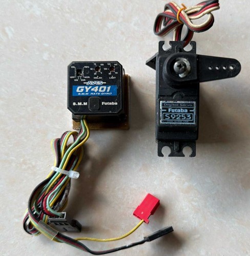 Futaba AVCS GY401 SMM Gyro S9253 Digital Servo RC Helicopter Nitro ...