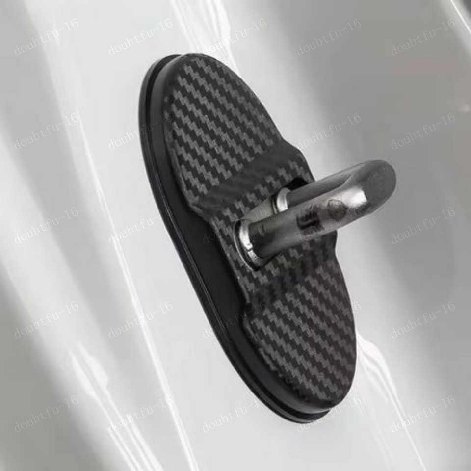 4x Car Door Lock Protective Cover Plastic Cushion Anti Rust Sticker ...