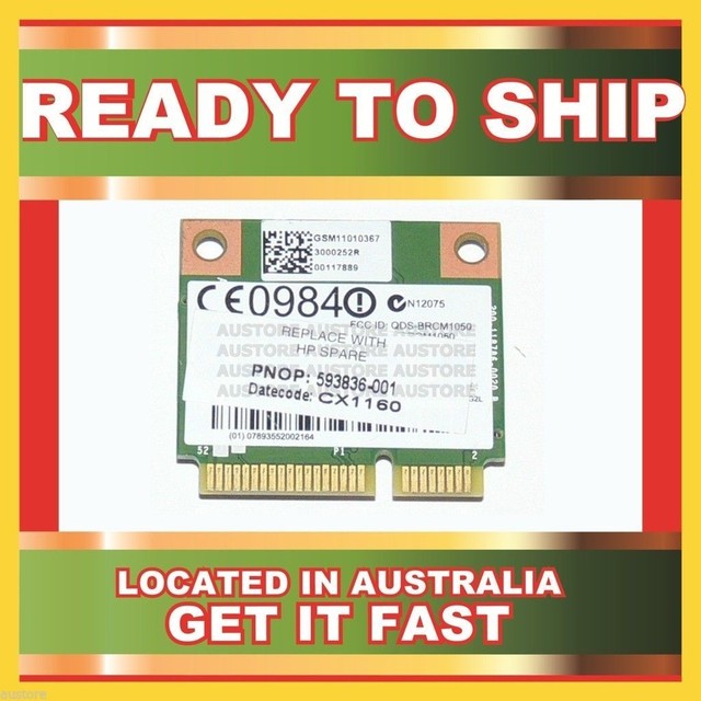HP Compaq Presario G62 Cq62 WiFi Wireless Card 593836-001 for sale ...