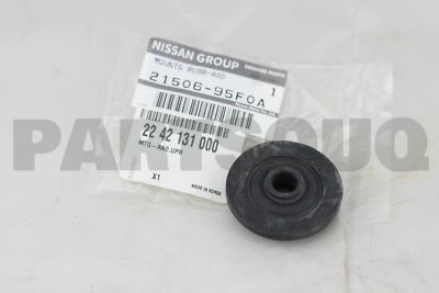 2150695F0A Genuine Nissan MOUNTING RUBBER-RADIATOR,UPPER 21506-95F0A | eBay