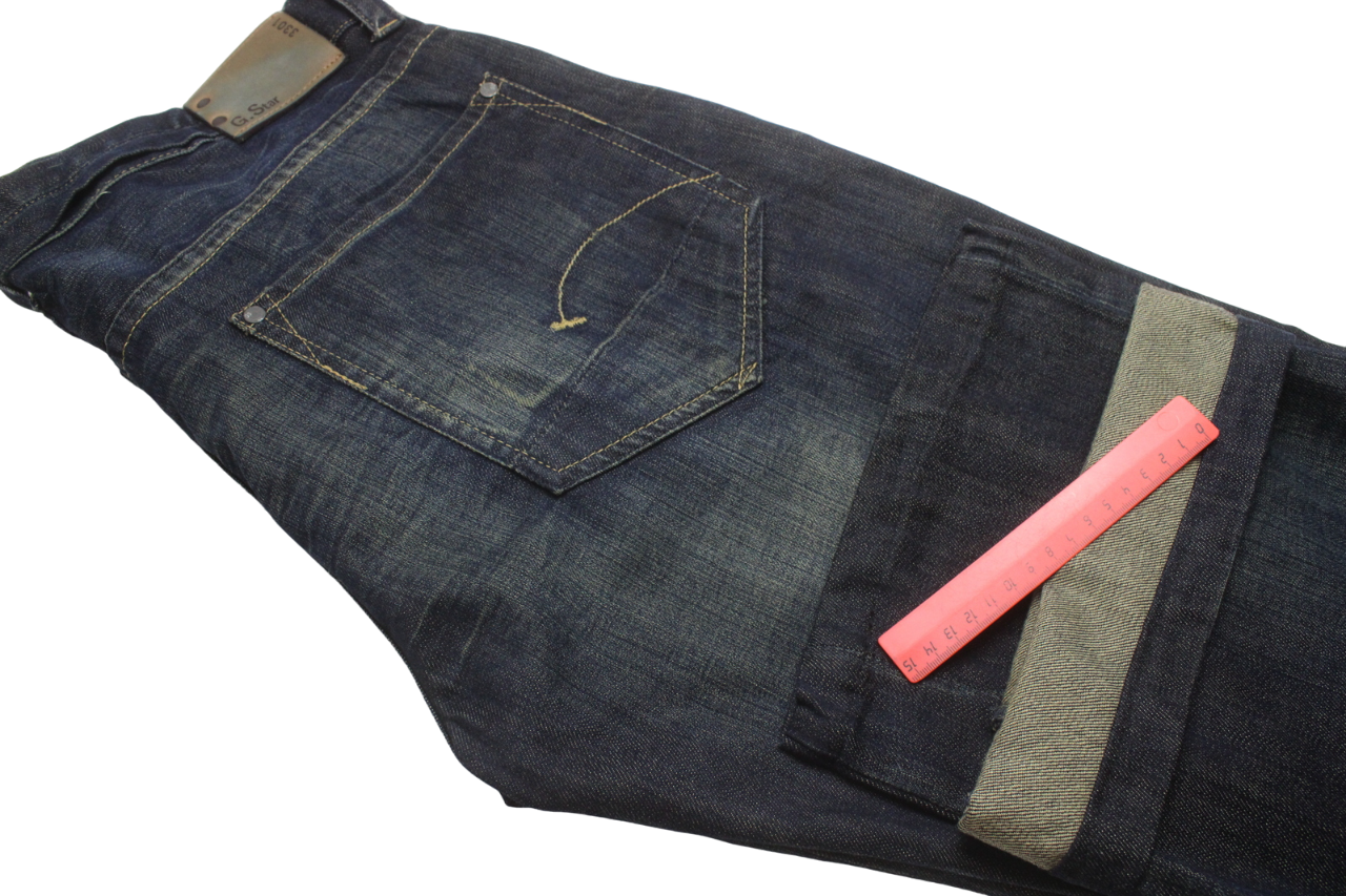 G-STAR Radar Low Loose Jeans Men's W38 L30 Whiskers Faded Button Denim ...