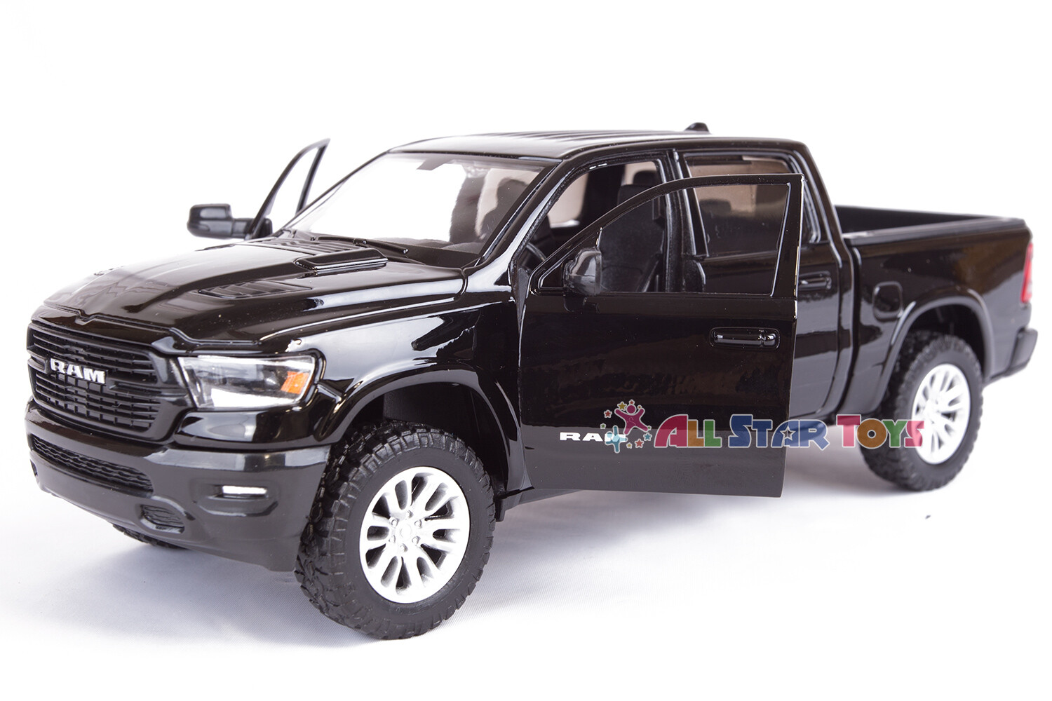 MOTORMAX 2019 DODGE RAM 1500 CREW CAB LARAMIE 1:24 1:27 DIECAST MODEL ...