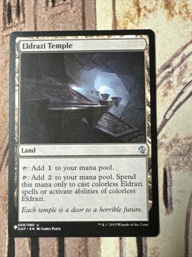 MTG Eldrazi Temple The LIst - Duel Decks: Zendikar vs. Eldrazi 68 ...