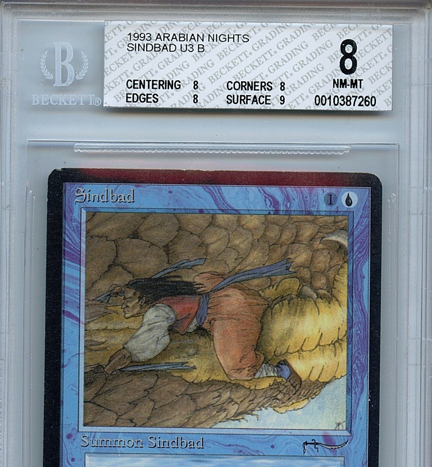 MTG Arabian Nights Sindbad BGS 8.0 (8) Nm-MT Magic Card WOTC 7260 Amricons | eBay