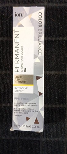 Ion Permanent Creme Hair Color 8A Light Ash Blonde (J46) | eBay
