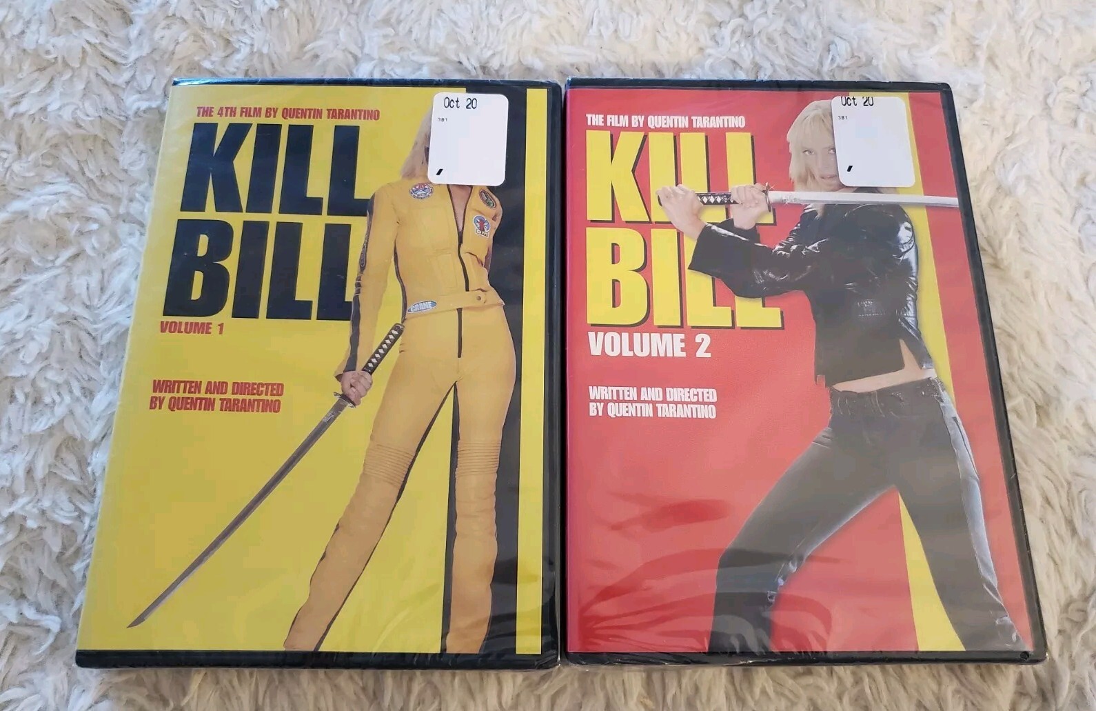 KILL BILL 1 & 2 DVD Lot BRAND NEW/SEALED Uma Thurman QUENTIN TARANTINO ...