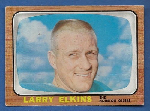 1966 Topps Football Larry Elkins #53 Houston Oilers EX+/EX-MT | eBay
