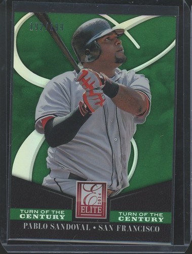 2014 Panini Donruss Elite Pablo Sandoval Turn Of The Century /199 #44 ...