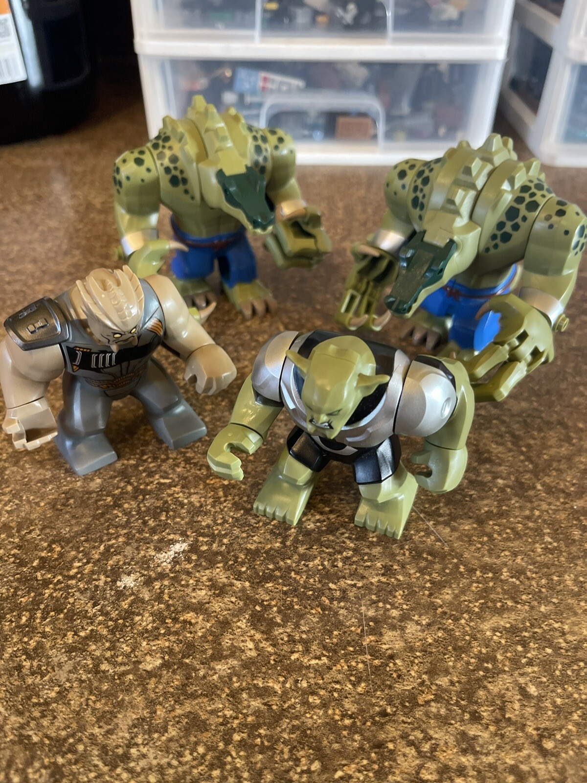 Lego Killer Croc, Goblin, Cull Obsidian Big Minifigure Lot | eBay