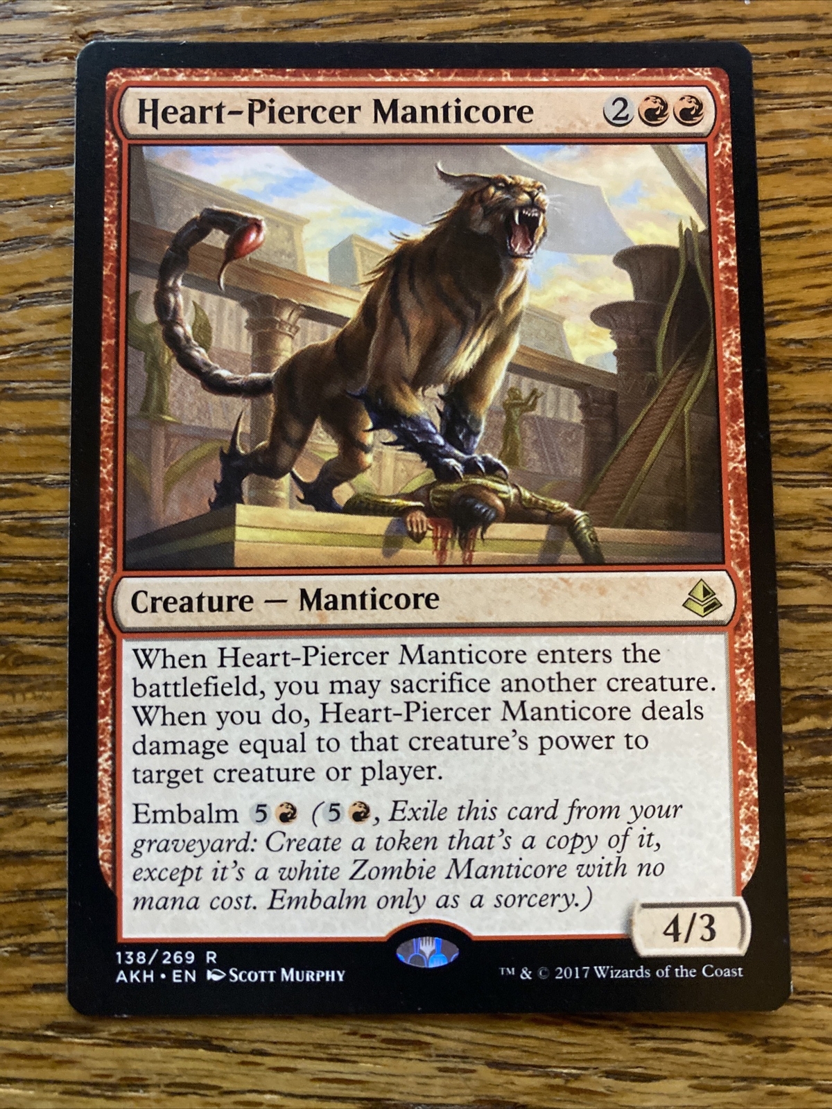 MTG Heart-Piercer Manticore Commander 2019 146/302 Regular Rare | eBay
