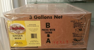 3 Gal BIB GINGER BEER Premium DISPENSER SYRUP for Soda Gun Fountains ...