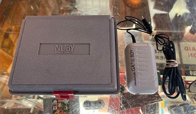NUBY CASE FOR ORIGINAL NINTENDO GAMEBOY + BATTERY & MULTI CABLE TESTED ...