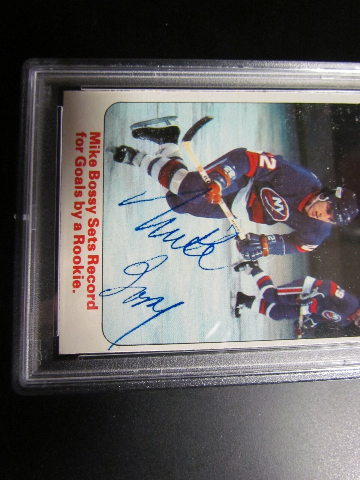 1978 1979 Topps Mike Bossy Signed Hockey Card ROOKIE CARD PSA Cert ...