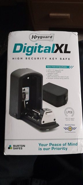 Burton Keyguard Digital XL Key Safe - Police Approved for sale online ...