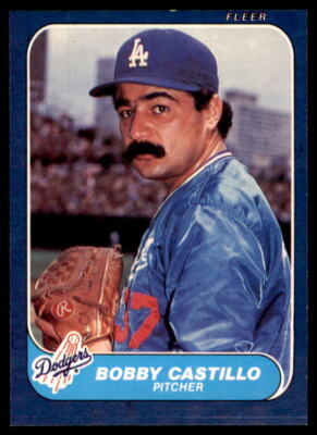 1986 FLEER BASEBALL CARD LOS ANGELES DODGERS #127 BOBBY CASTILLO | eBay