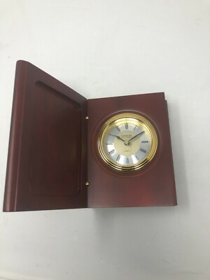 Danbury Clock Company Quartz German Mov’t Book Clock Not Engraved Red ...