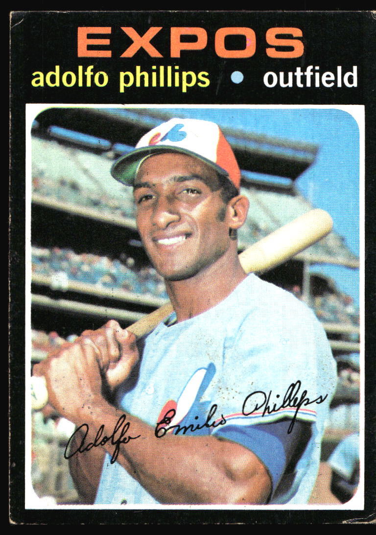 1971 Topps Adolfo Phillips #418 Montreal Expos | eBay