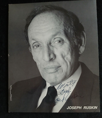 8x10 Photo of Actor Joseph Ruskin Autographed | eBay