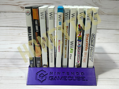 Nintendo GameCube Game Disc Holder Jewel Case Organizer with Logo Holds ...
