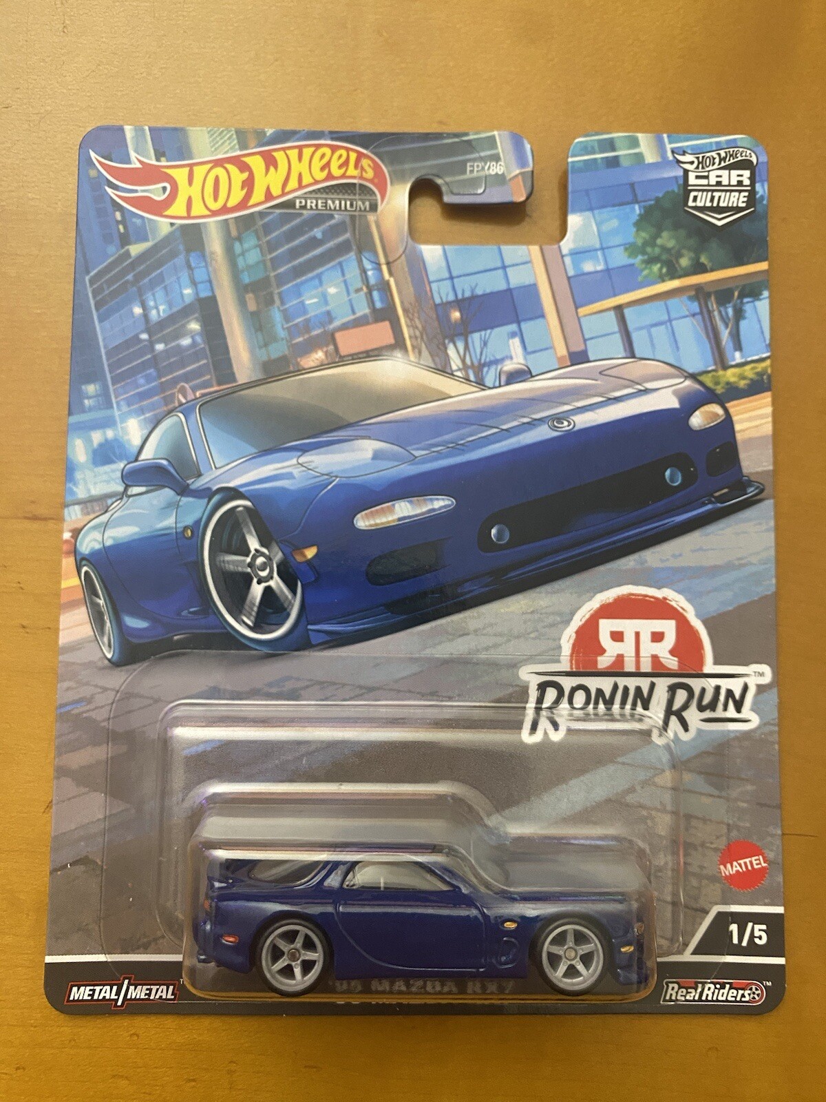 Hot Wheels '95 Mazda RX7 Blue #1 - 2022 Car Culture: Ronin Run-Real ...