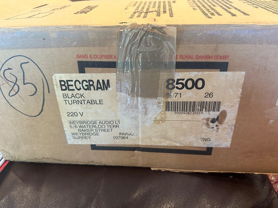 BANG & OLUFSEN BEOGRAM 8500 TURNTABLE. Been checked and working. Hardly ...