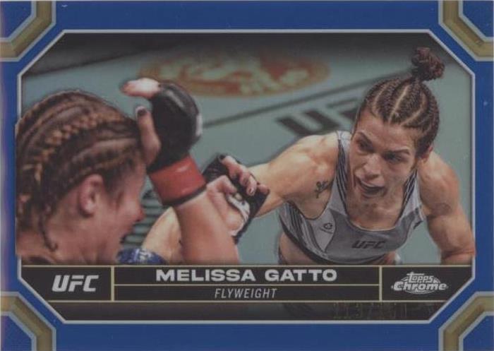 2024 Topps Chrome UFC - Melissa Gatto #134 Blue Refractor /150 (RC) for ...