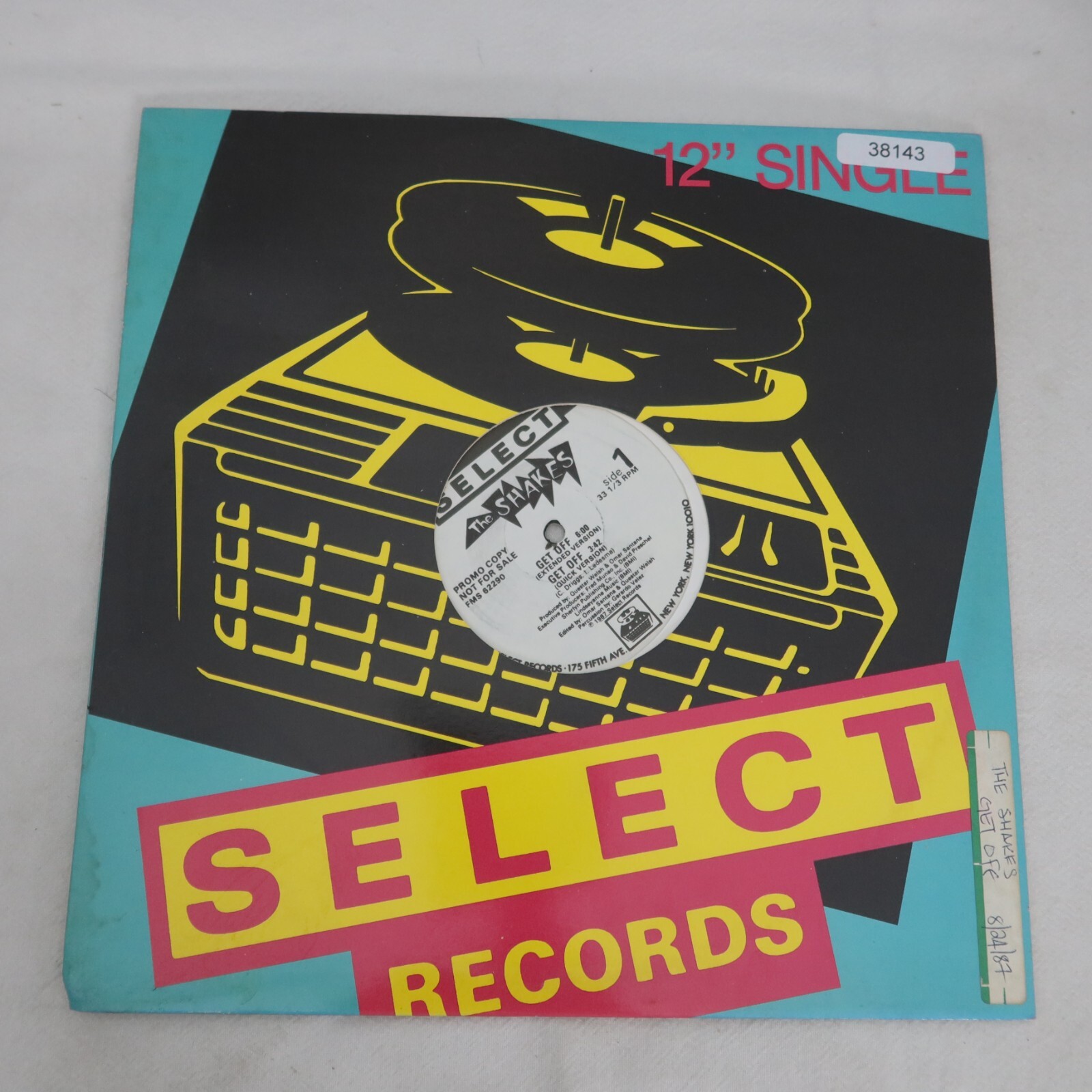 The Shakes Dub Off PROMO SINGLE Vinyl Record Album | eBay