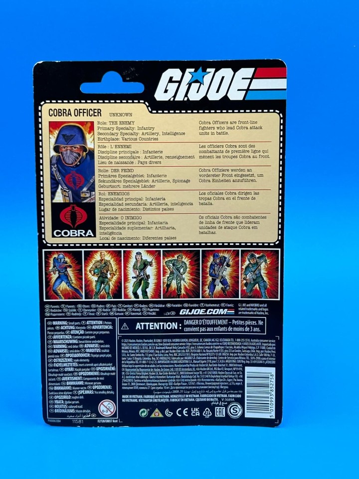 Cobra Officer GI Joe Retro Collection 3.75-Inch Action Figure | eBay