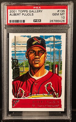 26786426 ALBERT PUJOLS 2001 Topps Gallery #135 Rookie Card RC PSA 10 | eBay